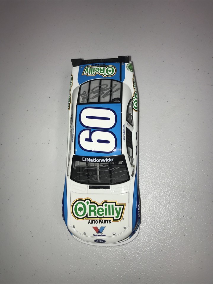 OReillys Autoparts Diecast. Autographed Carl Edwards & Ricky Stenhouse ...