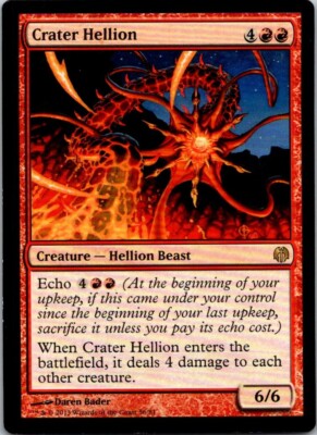 Magic the Gathering Crater Hellion Duel Decks: Heroes vs. Monsters MTG ...