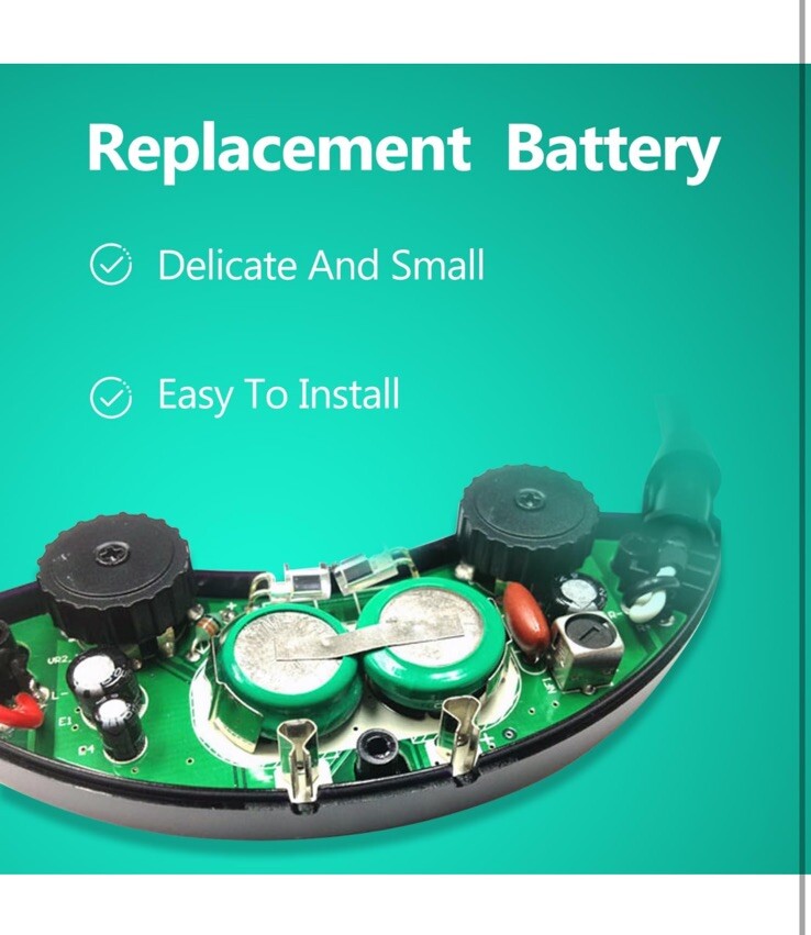 3-PACK Replacement Rechargeable NiMH Batteries for TV Ears 5.0 Headset ...