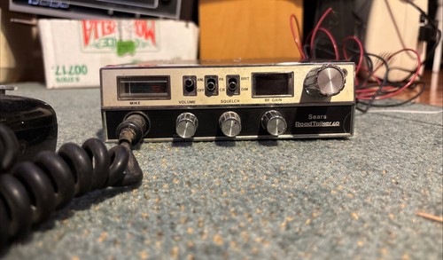 SEARS RoadTalker 40 Two-way CB Radio w/mic Model 663-38070700 Tested ...
