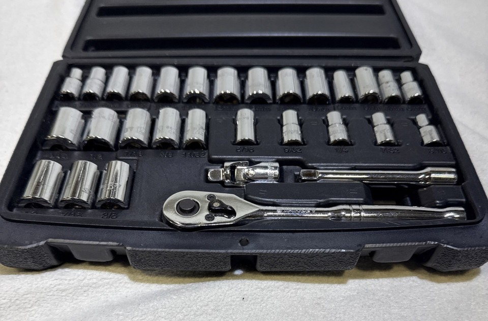 Stanley 92-804 1/4” Drive 30 Piece Socket Set | eBay UK