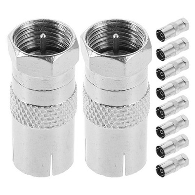 16 Pcs Coaxial Connector Cable Coupler Antenna Connection Adapter ...