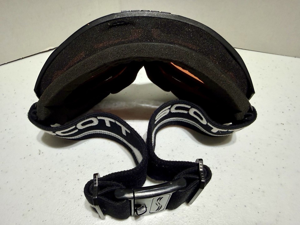 1990s Vintage Retro Scott ACS Ski / Snowboard Goggles w Black Frame ...