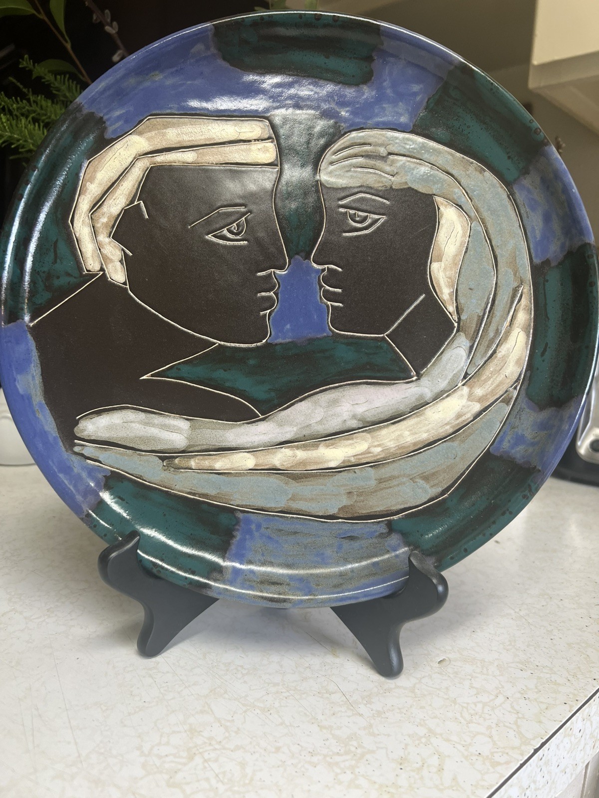 Mara Adam and Eve Stoneware 12 Inch Platter new | eBay
