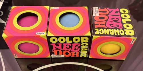3 Color Change Needoh, NIB, Fun Toy For All Ages, Fidget Ball, Stocking ...