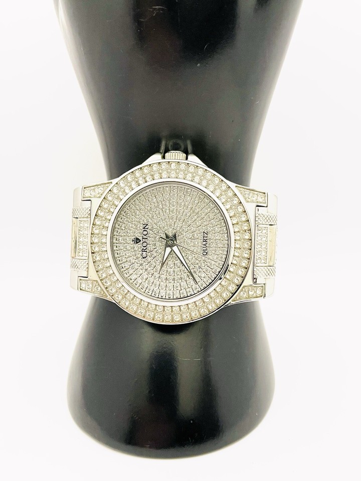 Croton Anniversary Edition 44mm Crystal Men’s Rare Watch - New Battery ...
