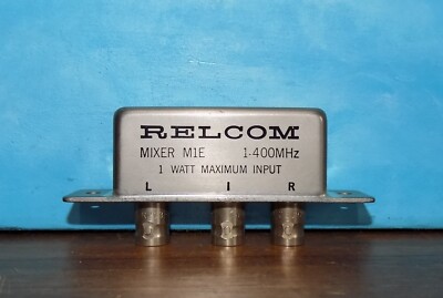 Relcom M1E Mixer 1-400MHz 1 Watt Max BNC(f) | eBay