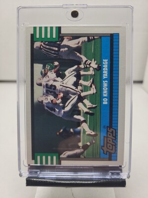 1990 Topps Bo Jackson #522 Los Angeles Raiders "BO KNOWS YARDAGE" | eBay