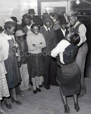 BLACK AMERICANS DANCING at the Juke Joint c1930s, Vintage Photo Reprint ...