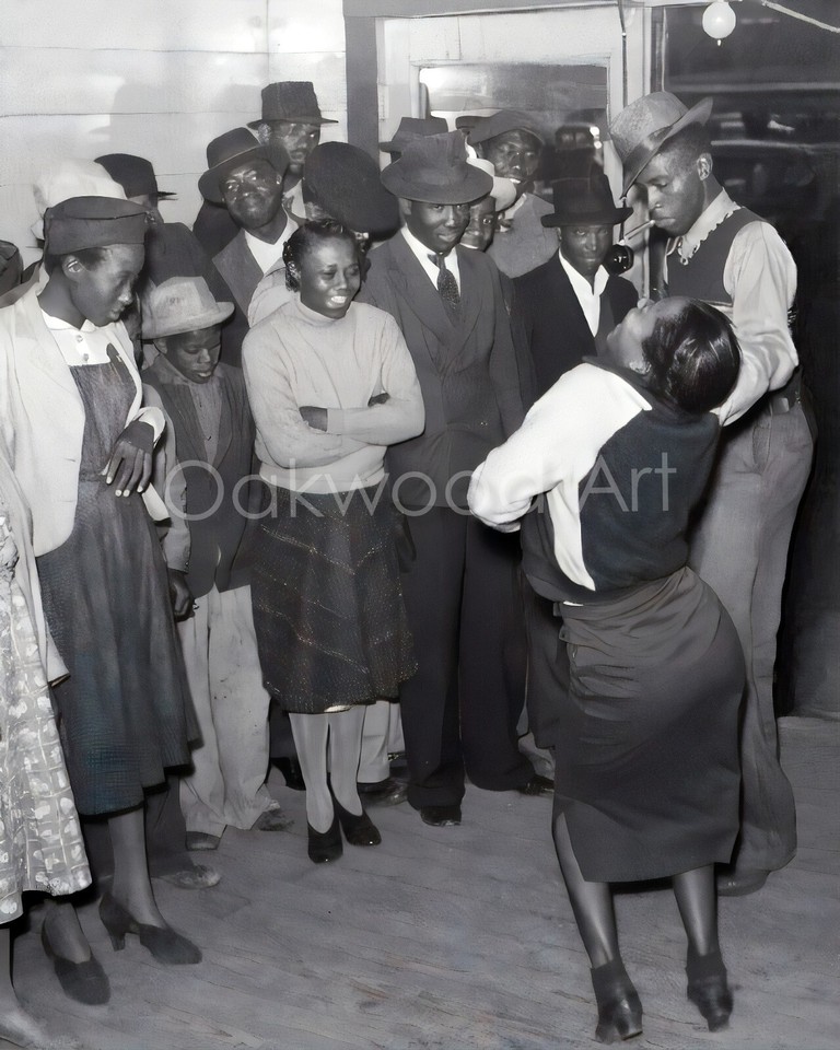 Jitterbugging at the Juke Joint c1930s - Black Americans - Vintage ...