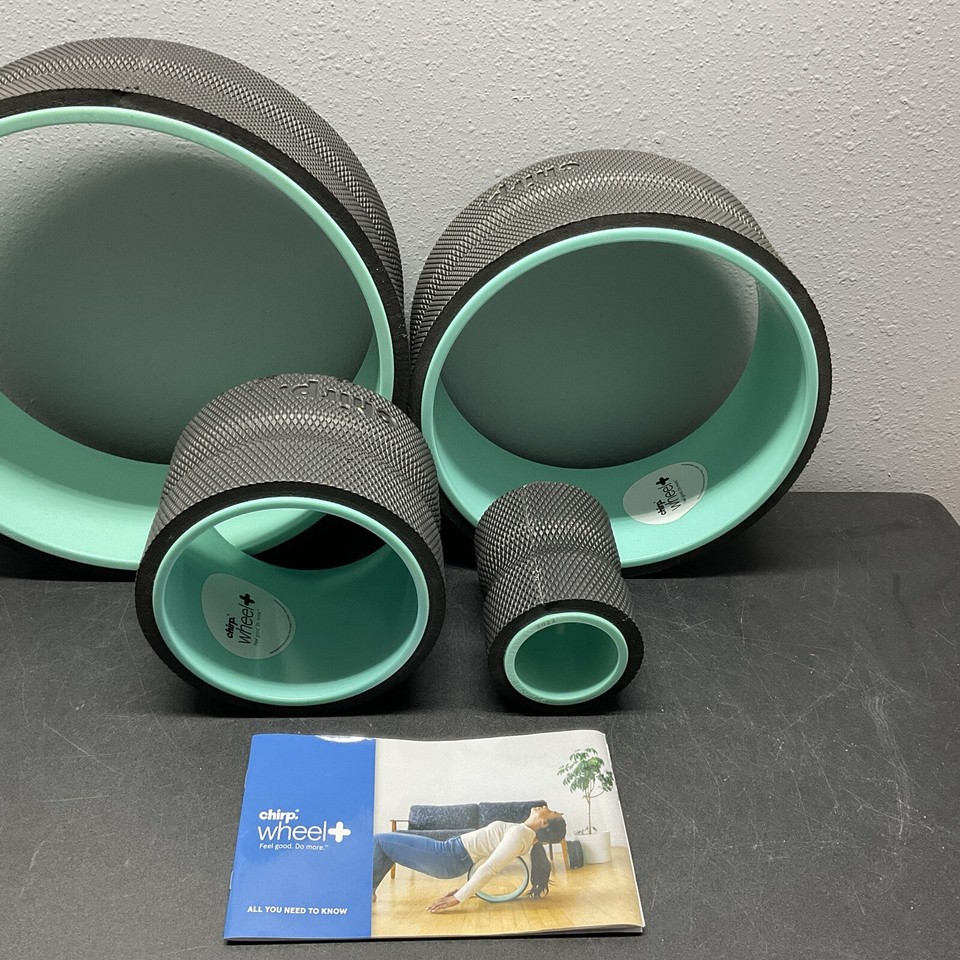 Chirp Wheel Foam Roller Set Of 4 Back Pain Relief Muscle Therapy ...