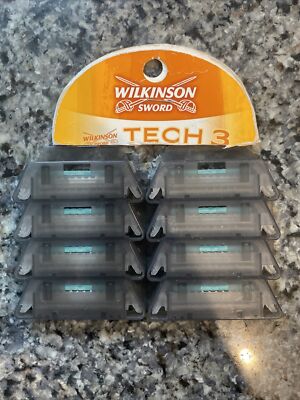 Wilkinson Sword Tech 3 Cartridges 8 Count Open Packaging As Pictured | eBay