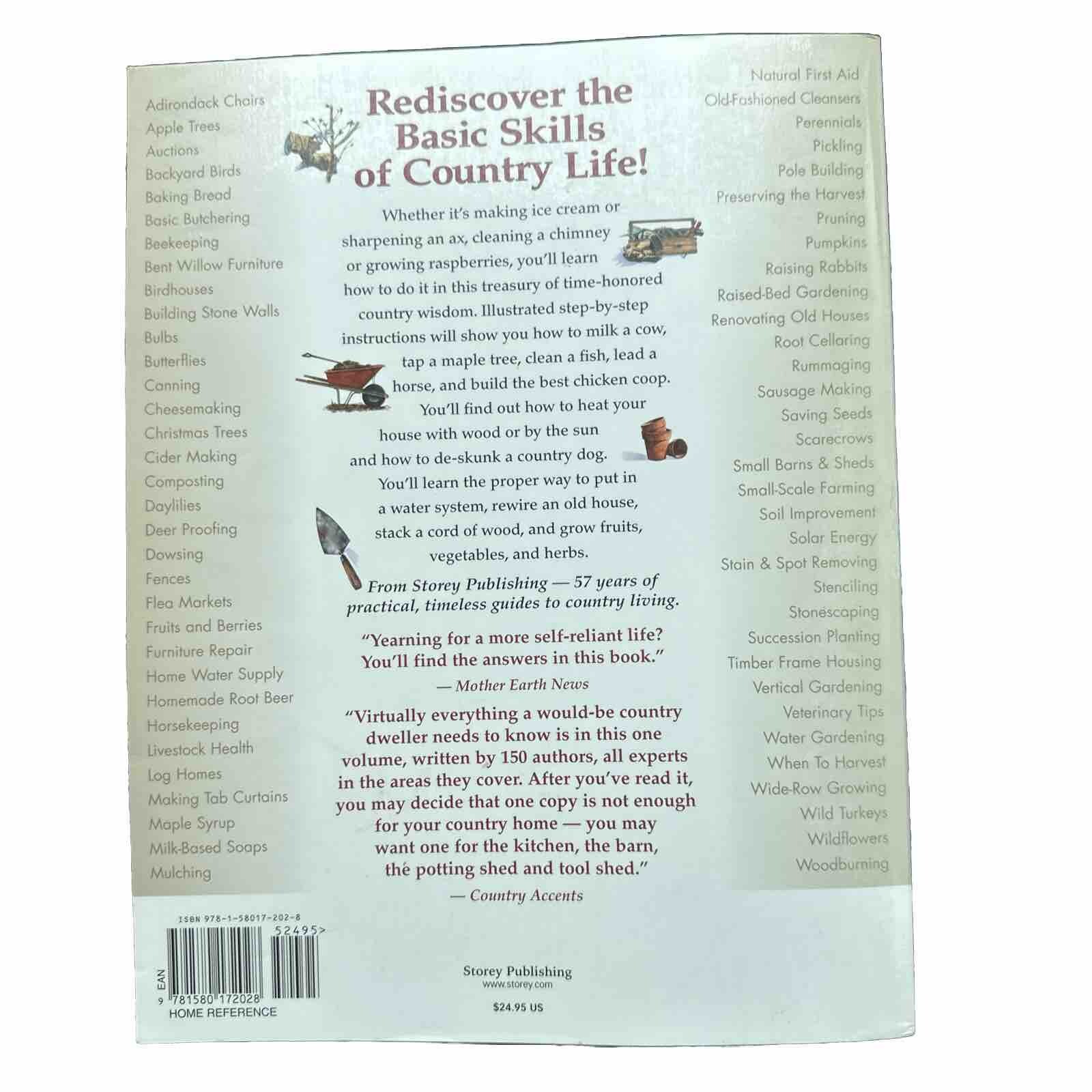Storey's Basic Country Skills: A Practical Guide to Self-Reliance ...