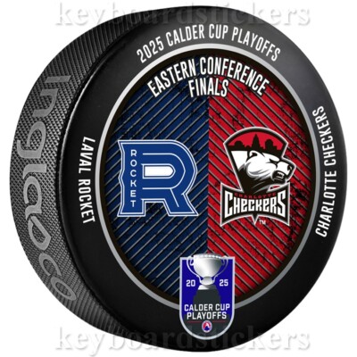 2025 Calder Cup Playoffs Dueling Hockey Puck Laval Rocket vs Charlotte ...