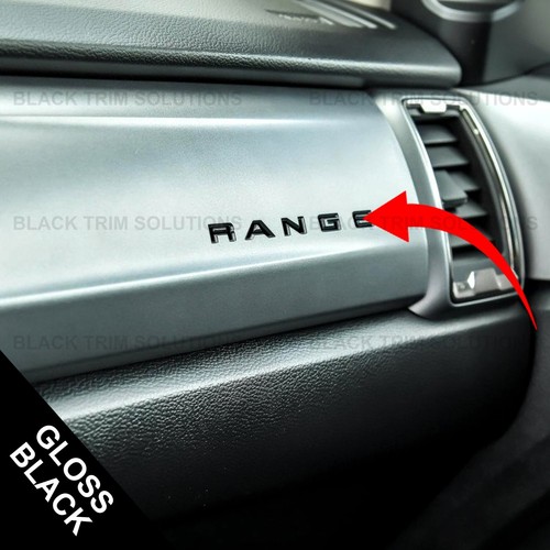 2019-2023 Ford Ranger G Black Front Dash Board Insert DECALS Letters ...