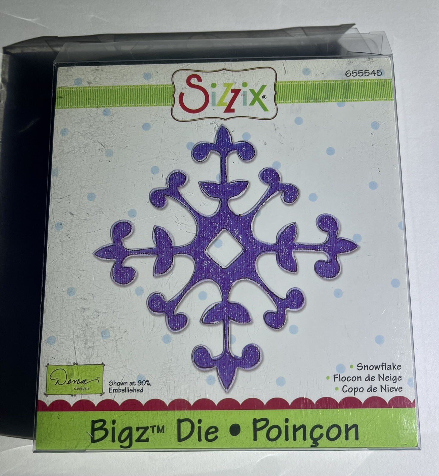 Sizzix Bigz Snowflake Accent die #655545 Elegant | eBay