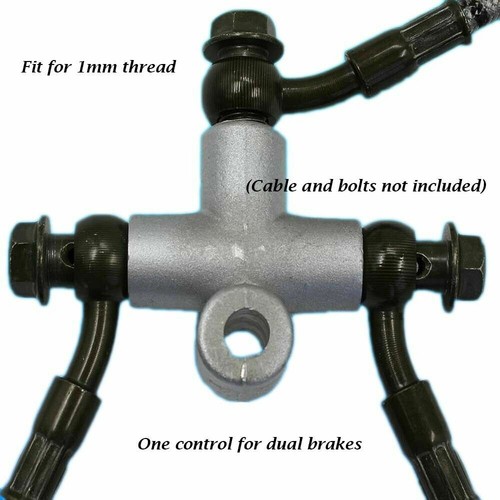 3 Ways Hydraulic Brake Cable Hose Line Adaptor for Honda Yamaha SUZUKI ...