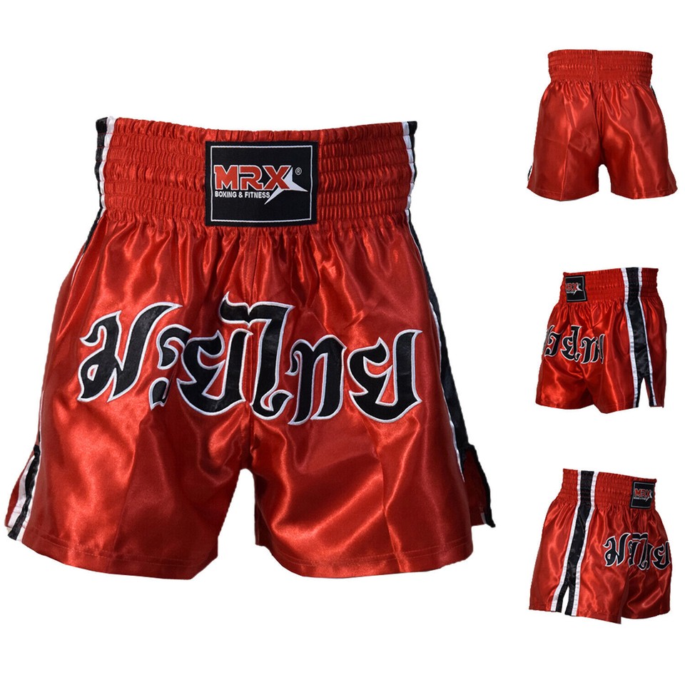 Men Boxing Fight Shorts MMA Kick Boxing Martial Arts Gear Muay Thai UFC ...