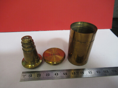 ANTIQUE SEIBERT GERMANY 1/6 OBJECTIVE MICROSCOPE PART AS PICTURED G4-A ...