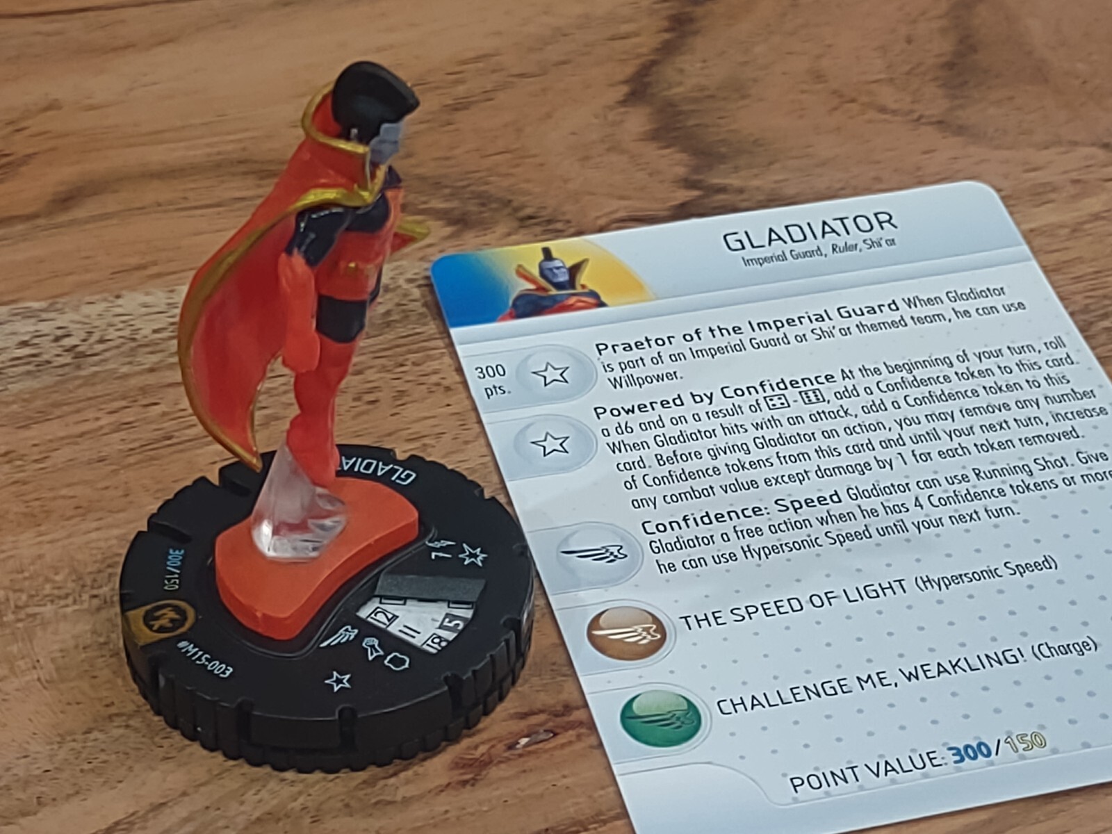 AP02 Heroclix Monthly OP Kit Gladiator #M15-003 Limited Edition w/card ...