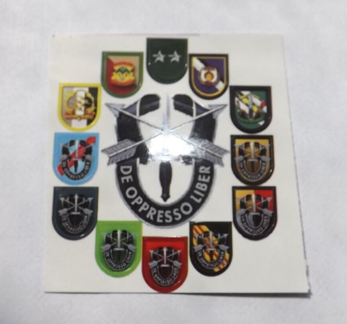 60's GI Joe Special Forces Beret Flashing Patches Sticker 60's GI Joe ...