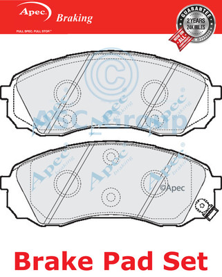 Apec Front Brake Pads Set OE Quality Replacement PAD1584 | eBay