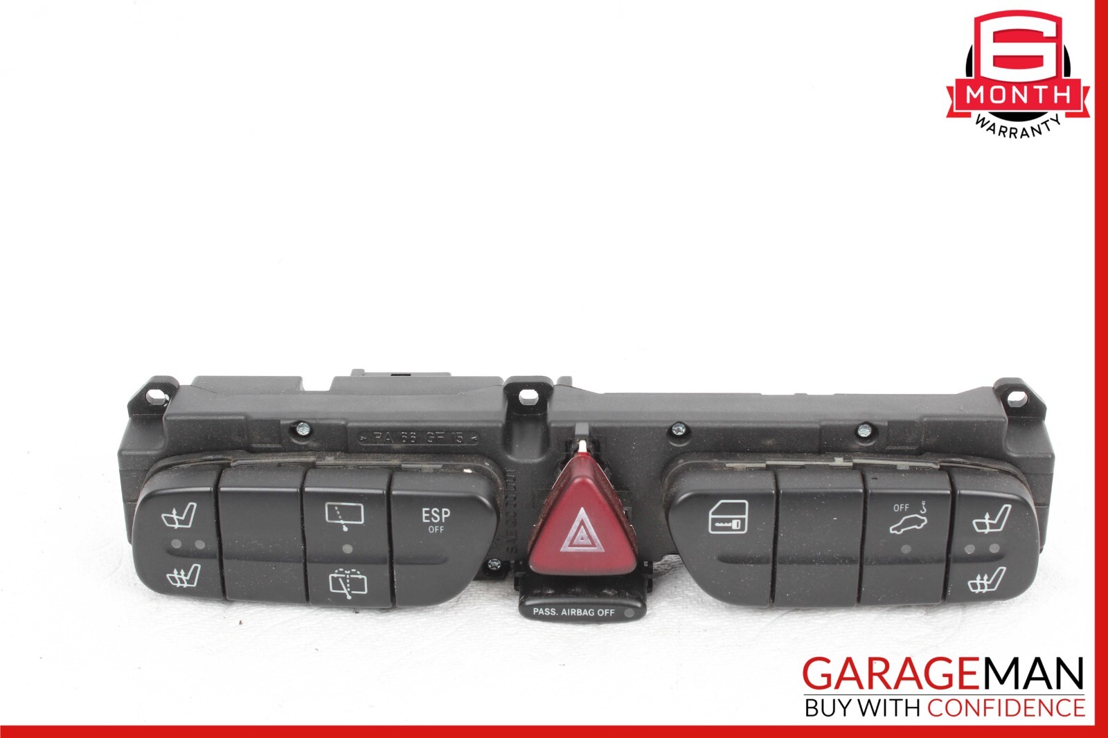 01-04 Mercedes W203 C240 CLK320 Dash Hazard Light Control Switch Module ...