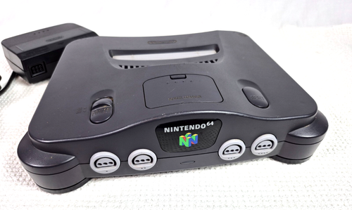 Nintendo 64 N64 NUS-001 Console Control Deck and Power Supply- Works ...