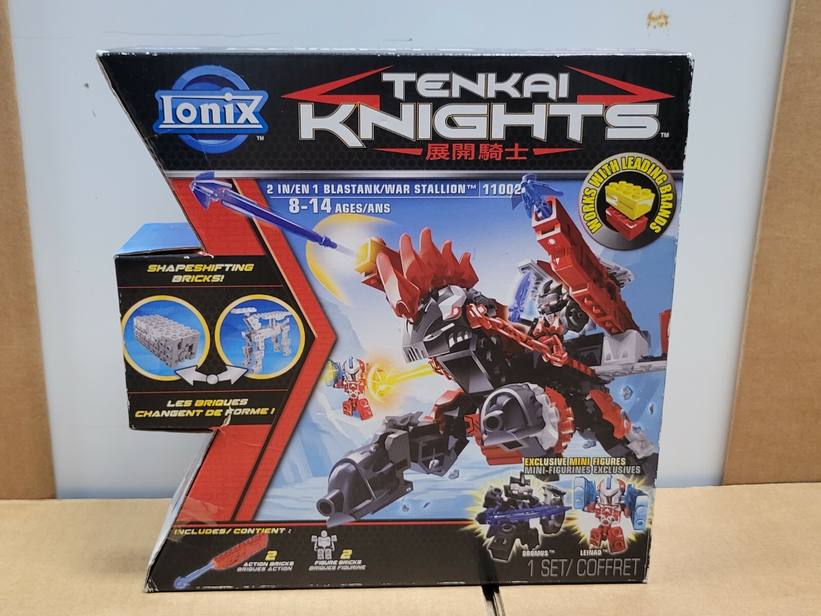 Ionix+Tenkai+Knight+2in1+Blastank%2Fwar+Stallion+11002+Bricks for sale ...