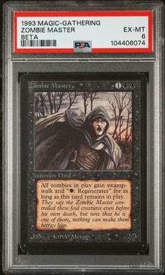 Beta Zombie Master Limited Edition Magic the Gathering MTG PSA EX-MT | eBay