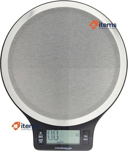 Amazon Basics Digital Kitchen Scales LCD Display With Batteries ...