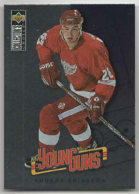 1996/97 Upper Deck Collector's Choice ANDERS ERIKSSON "YOUNG GUNS" RC ...