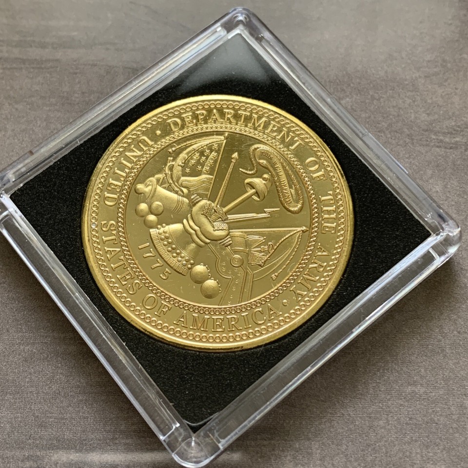 UNITED STATES ARMY - Rank PFC-PRIVATE FIRST CLASS E-3 Challenge Coin ...