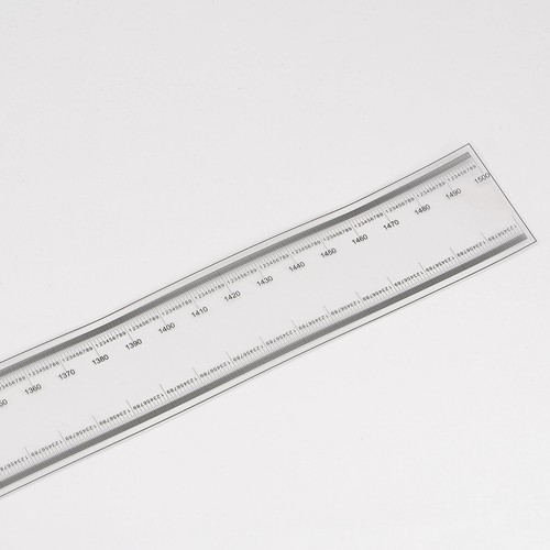 Film Ruler 150cm 0.1mm Scale PET with R Angle Width Lines Flexible ...