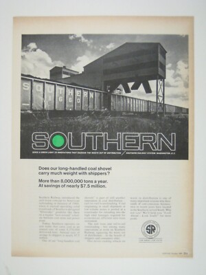 Southern Railway System 1968 Vintage Print Ad | eBay