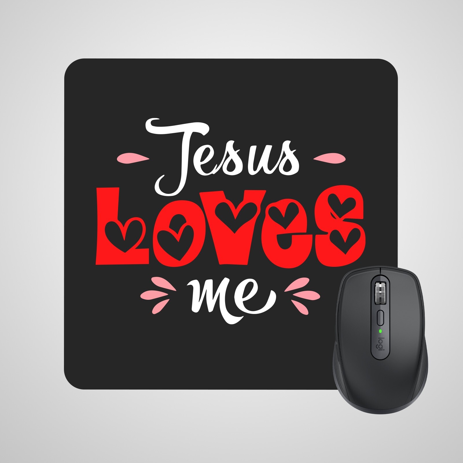 Jesus Love Christian Religious Computer Gaming Mousepad Office Labtop ...