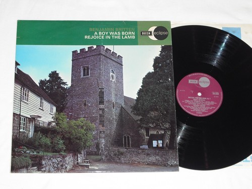 BENJAMIN BRITTEN-A Boy Was Born (1971) DECCA/ECLIPSE U.K. Pressing LP ...