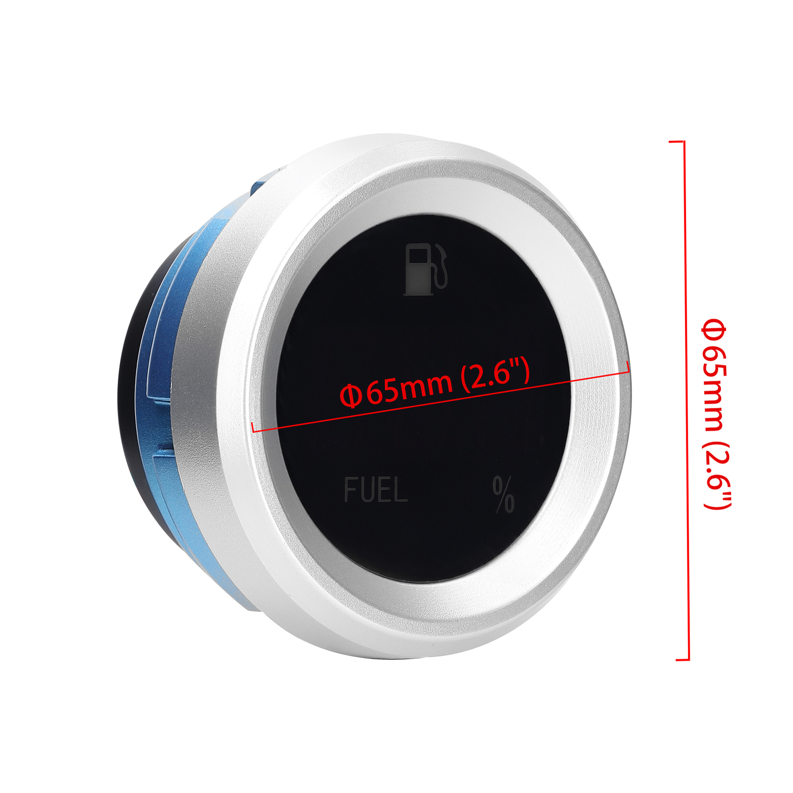 Digital Fuel Level Gauge with Flashing Car Fuel Level Meter 9-35V D3Y1 ...