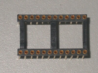 Augat Wire Wrap IC Socket 24 Pin Gold Plated Pins Machined Pins | eBay