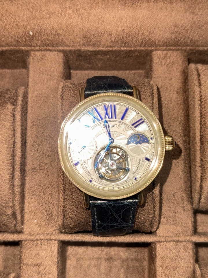Stauer 17 Jewels Manual Wind Real Tourbillon Watch | eBay