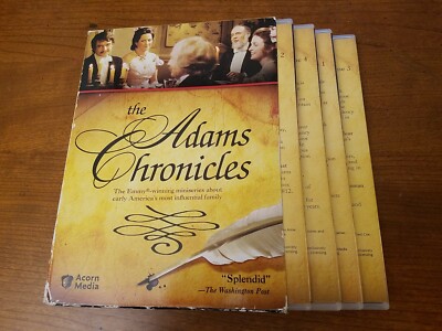 The Adams Chronicles (DVD, 4-Disc Set) 1976 PBS tv miniseries George ...