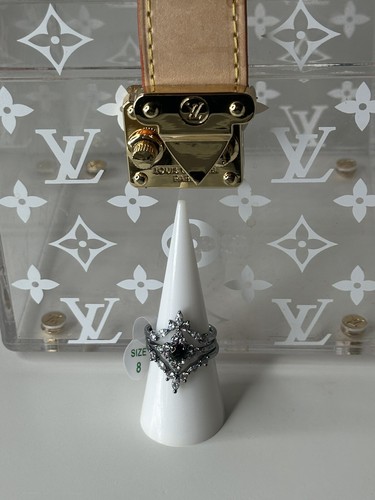 New BP Bomb Party Ring 3 Rings She’s A Majestic Beauty Black Fire Opal ...