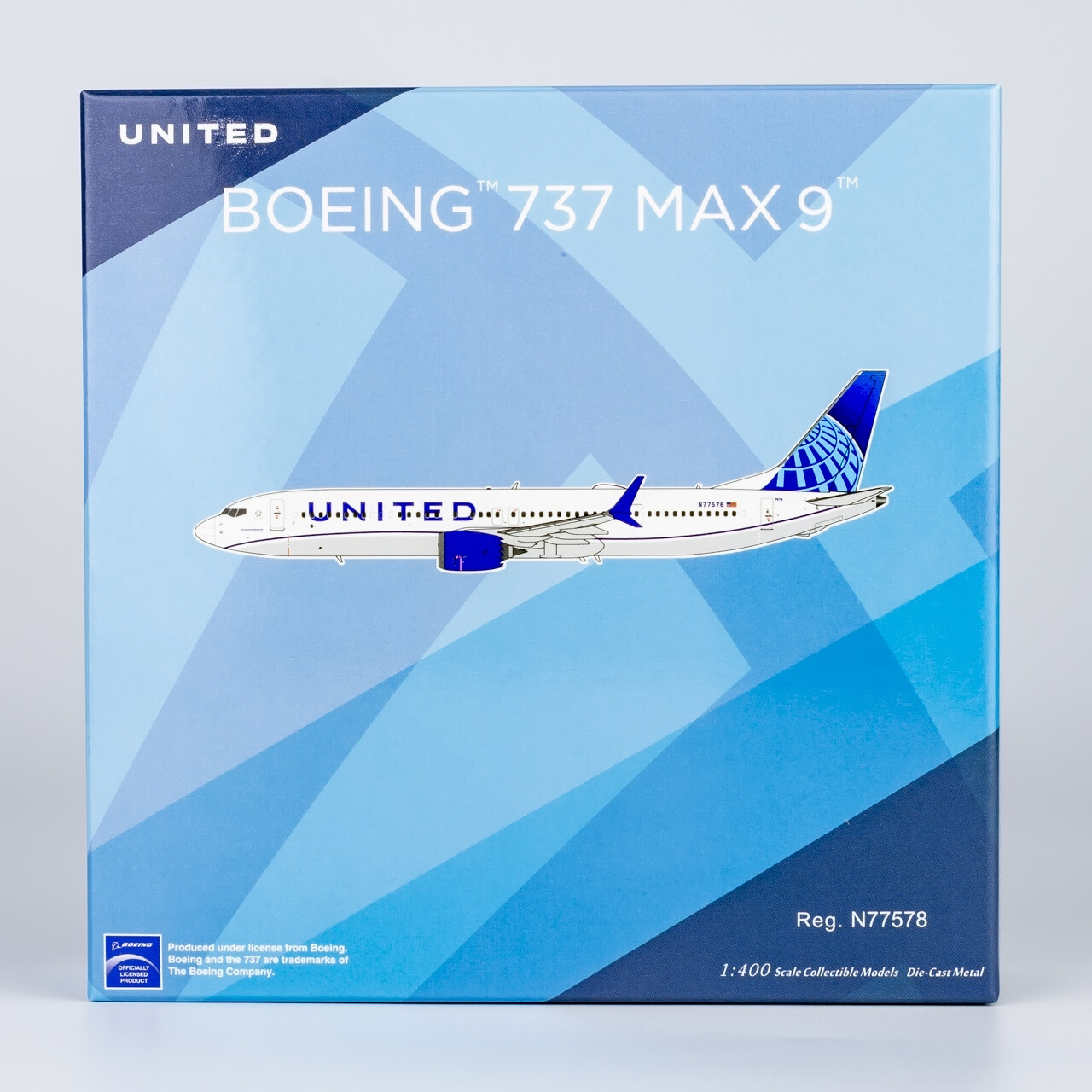 1:400 NG Models United Airlines Plane B737 MAX 9 Airplane Diecast ...