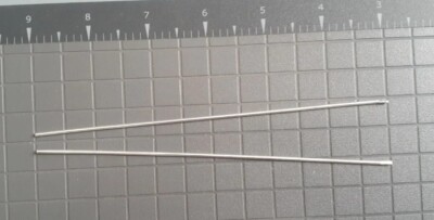 Colloidal Silver Rods 99.99% Silver Wire Rods, (2) 6" 14 Gauge For ...