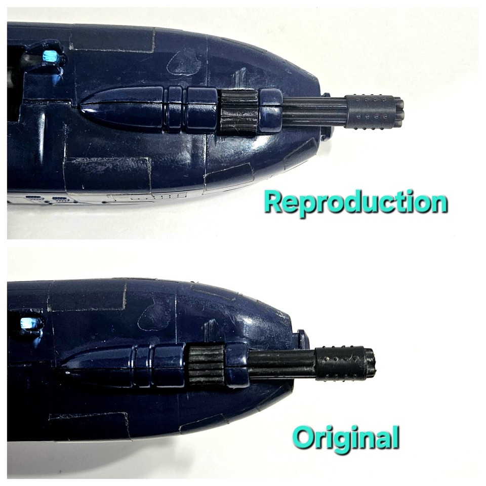 1984 Hasbro GI Joe Cobra Rattler Front Gatling Gun Reproduction | eBay