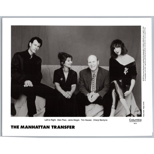 Manhattan Transfer Jazz Swing Pop A Cappella Band 80s-90s Music Press ...