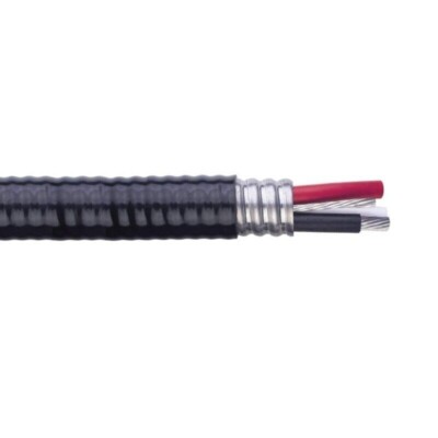 150' 4/0-3 Type MC Aluminum Metal Clad Cable PVC Jacket Black 600V | eBay