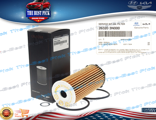 ⭐GENUINE⭐ Oil Filter For 21-23 GENESIS G80 GV70 GV80 Carnival 3.5L ...