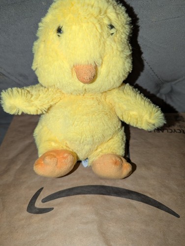 HALLMARK Fuzzy FURRY Yellow CHICK Peep Chicken 8" Tall SOFT Stuffed ...