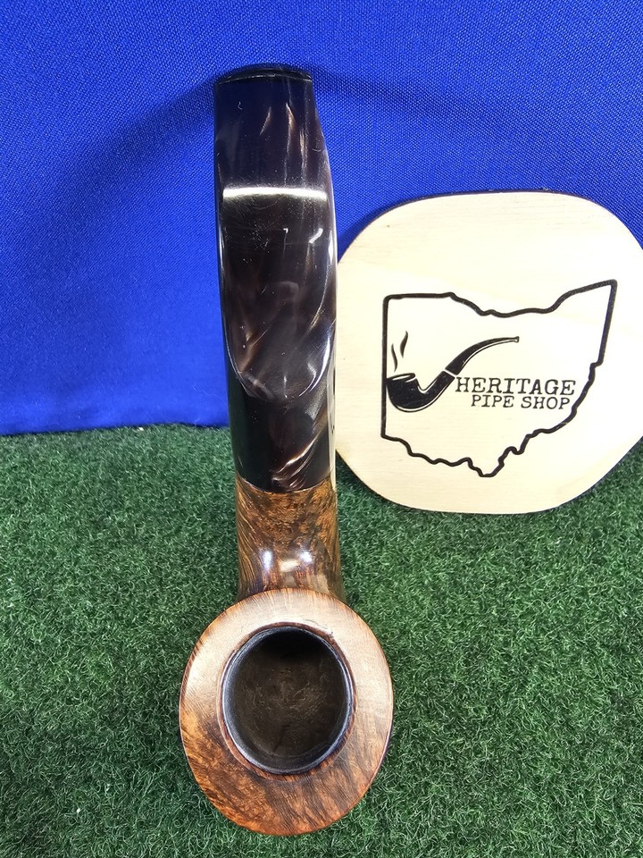 1999 Tim West Handmade Oom Paul Acrylic Stem American Made Briar Estate ...
